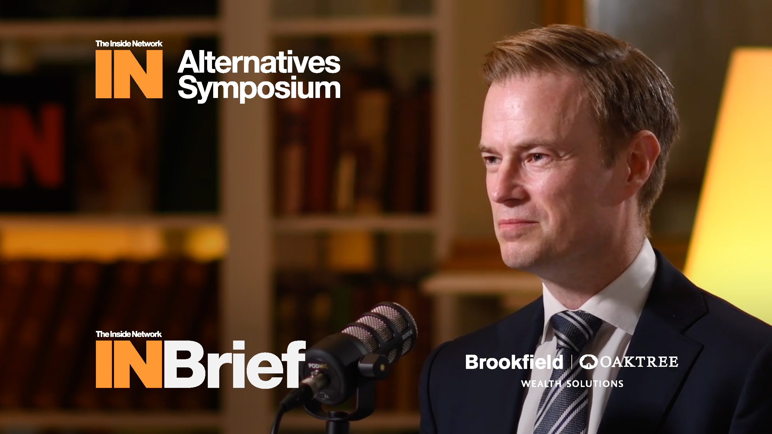 Alternatives Symposium 2025: INBrief with Stewart Upson from Brookfield ...